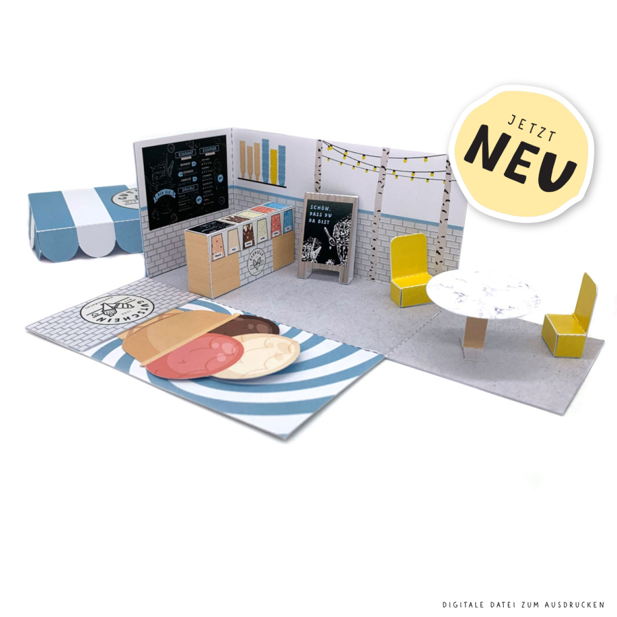 mini-presents | DIY Gutschein zum Eis essen | Schenke glückliche ...