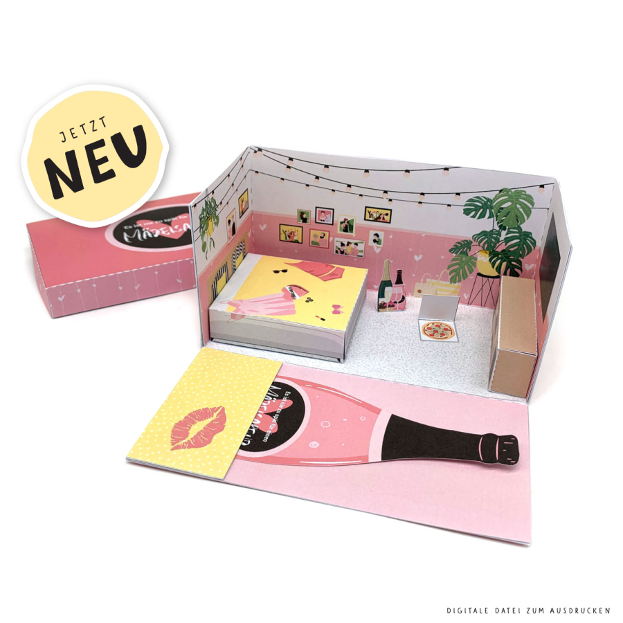 mini-presents | DIY Geschenk für die beste Freundin: Mädelsabend Gutschein | Schenke glückliche ...